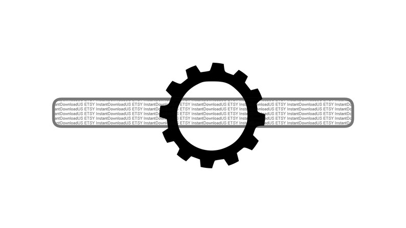 Gear SVG File PNG - Etsy