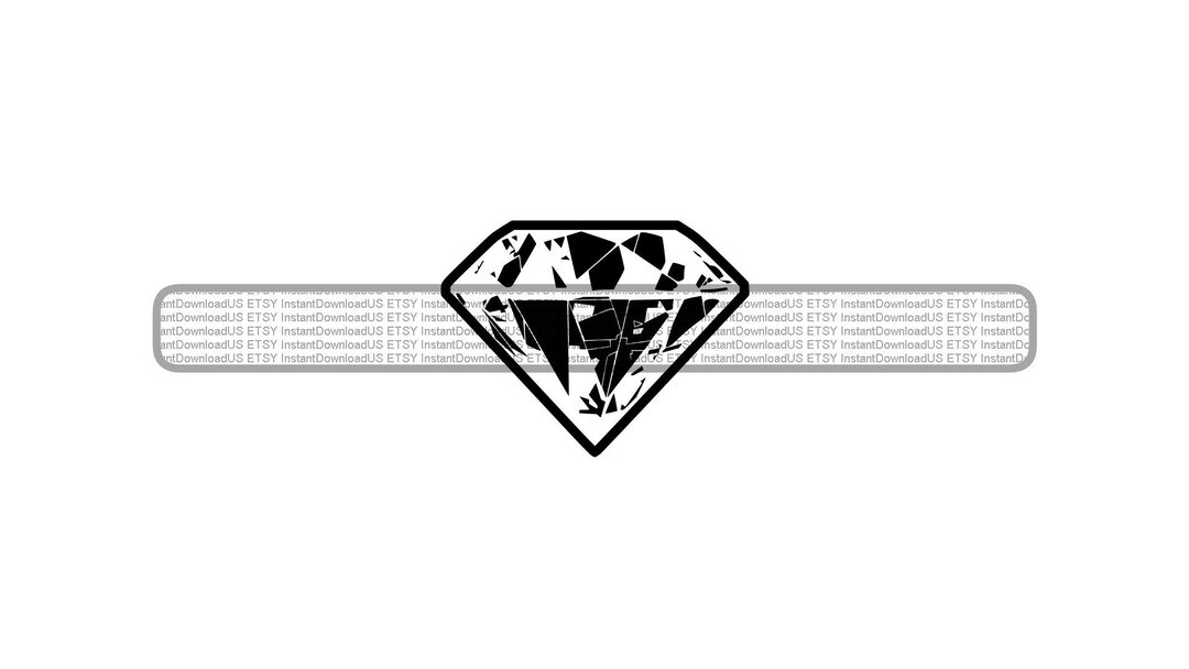 Diamond Digital File : SVG || PNG - Etsy