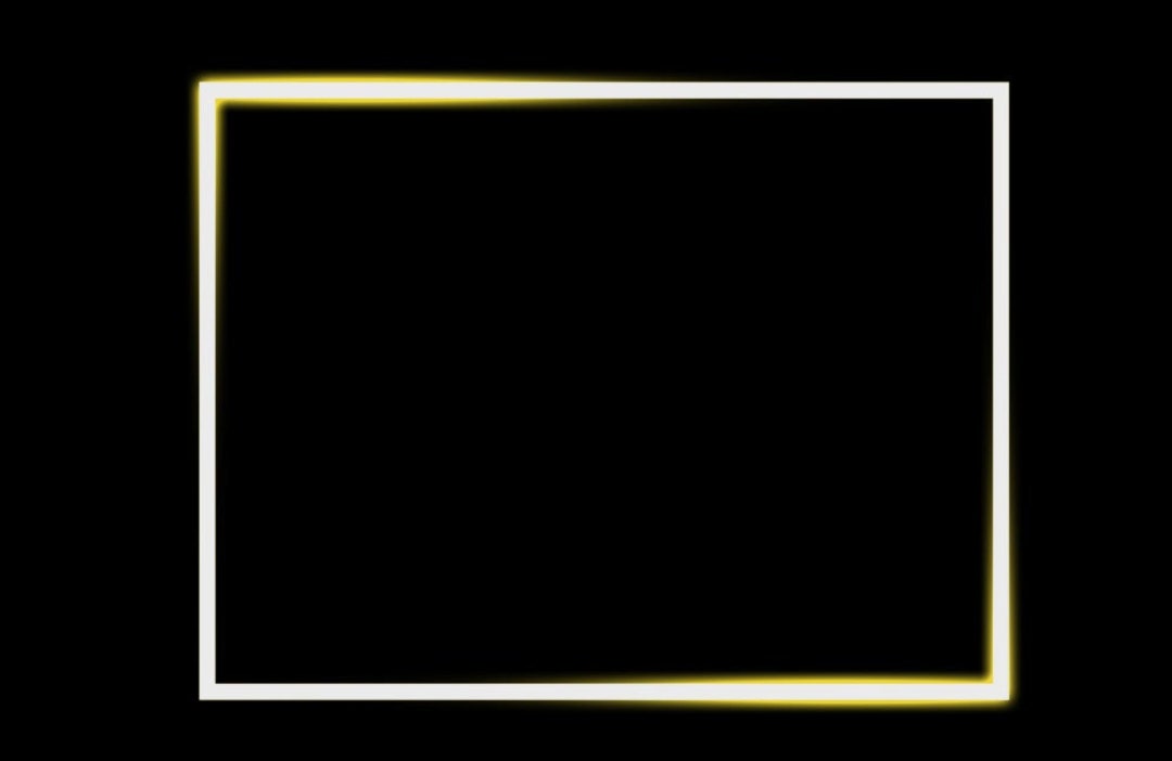 Neon Yellow Glow Webcam Twitch Stream Overlay Frame - Etsy