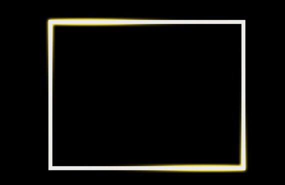 Neon Yellow Glow Webcam Twitch Stream Overlay Frame - Etsy
