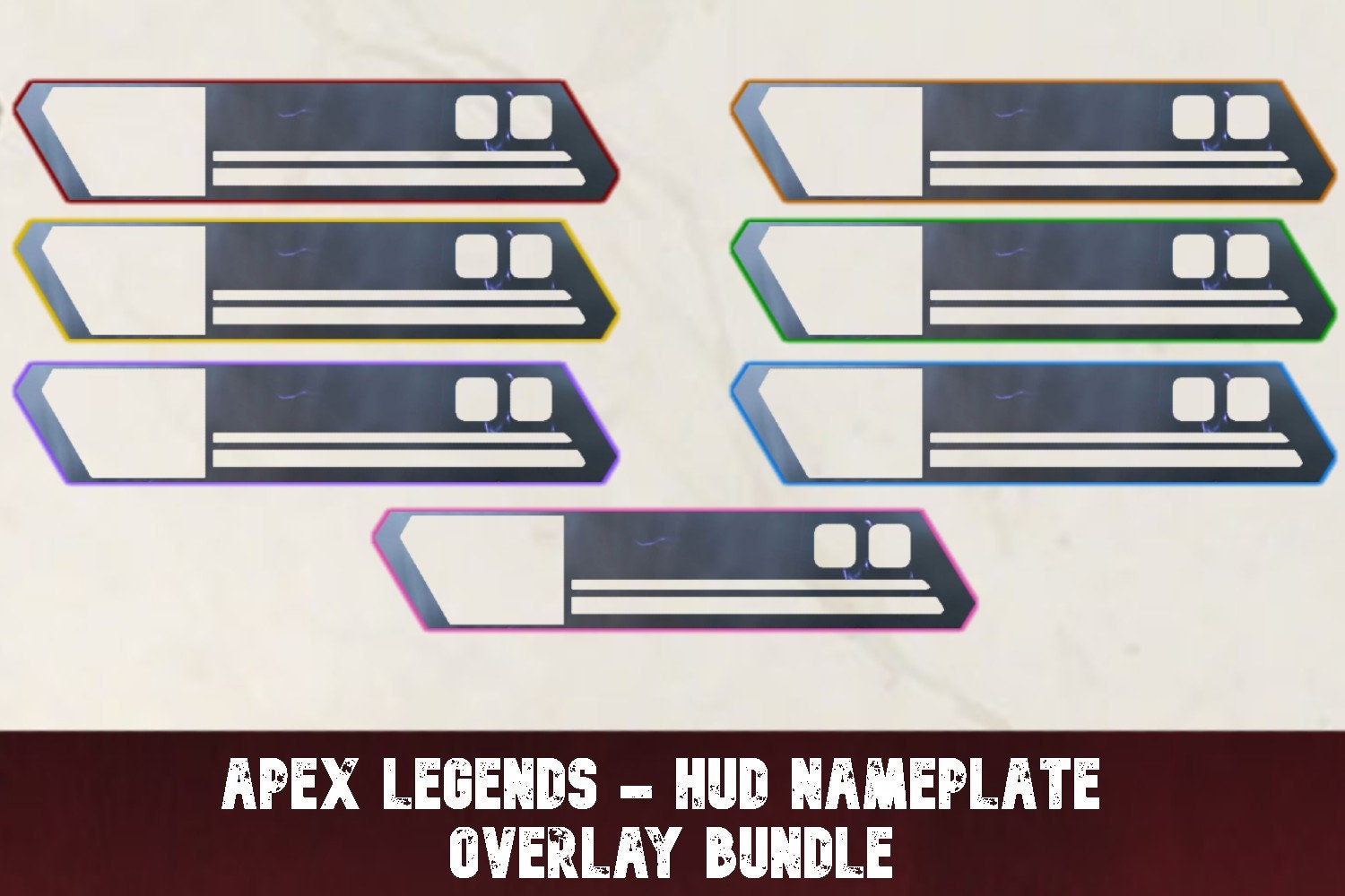 Apex Legends Healthbar HUD Overlay - Red - Etsy