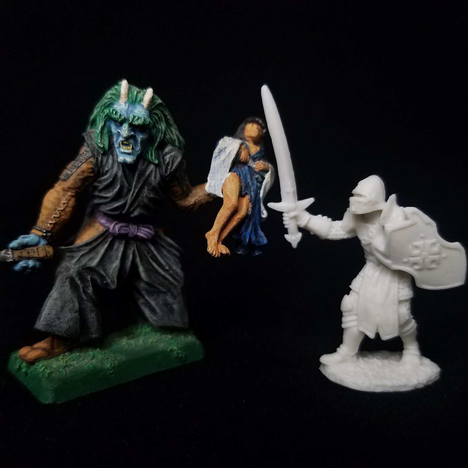 25mm Ogre Mage Painted Miniature ral Partha 11-405 Oni Giant - Etsy