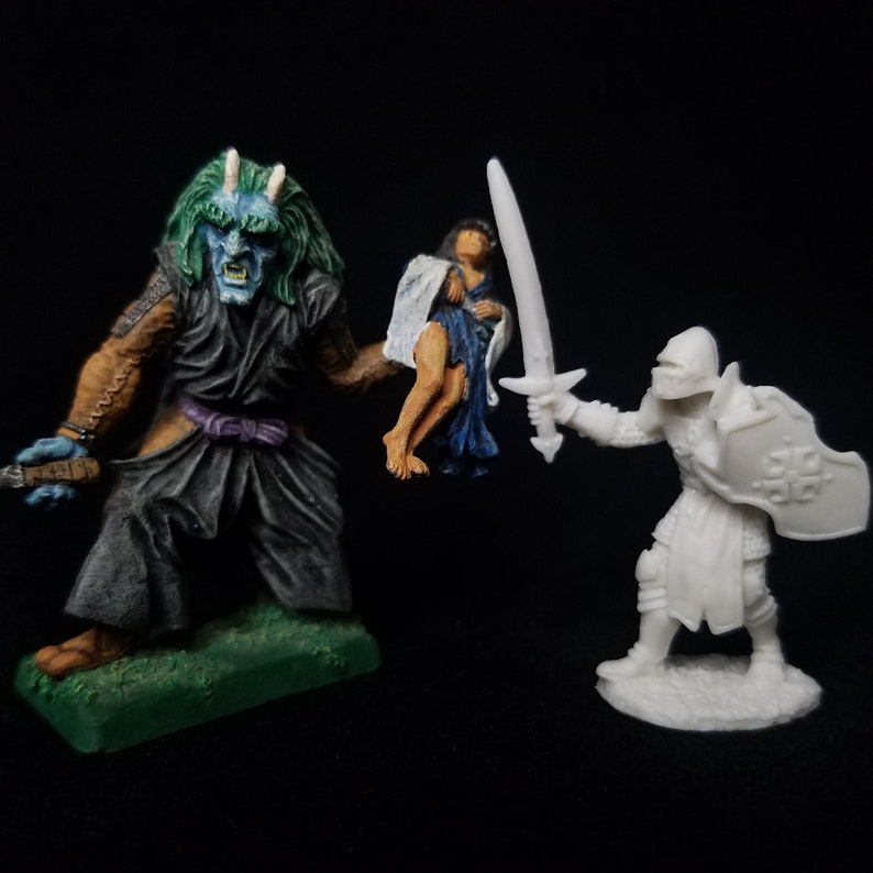 25mm Ogre Mage Painted Miniature ral Partha 11-405 Oni Giant - Etsy