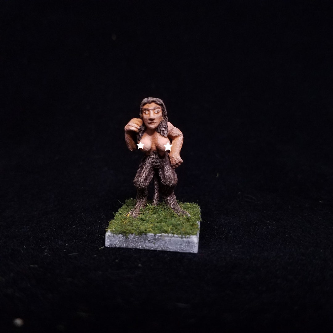 25mm Dryad Painted Mini (metal Magic 1012L) Nymph Faun Satyr Topless ...