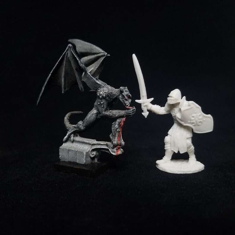 Eating Gargoyle on Spout RAFM 3955 Stone Monster Kapoacinth Margoyle D ...