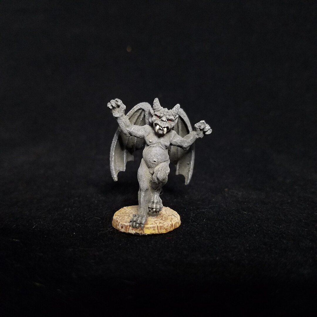 25mm Landing Gargoyle Painted Mini (from Ral Partha 11-433) Stone ...