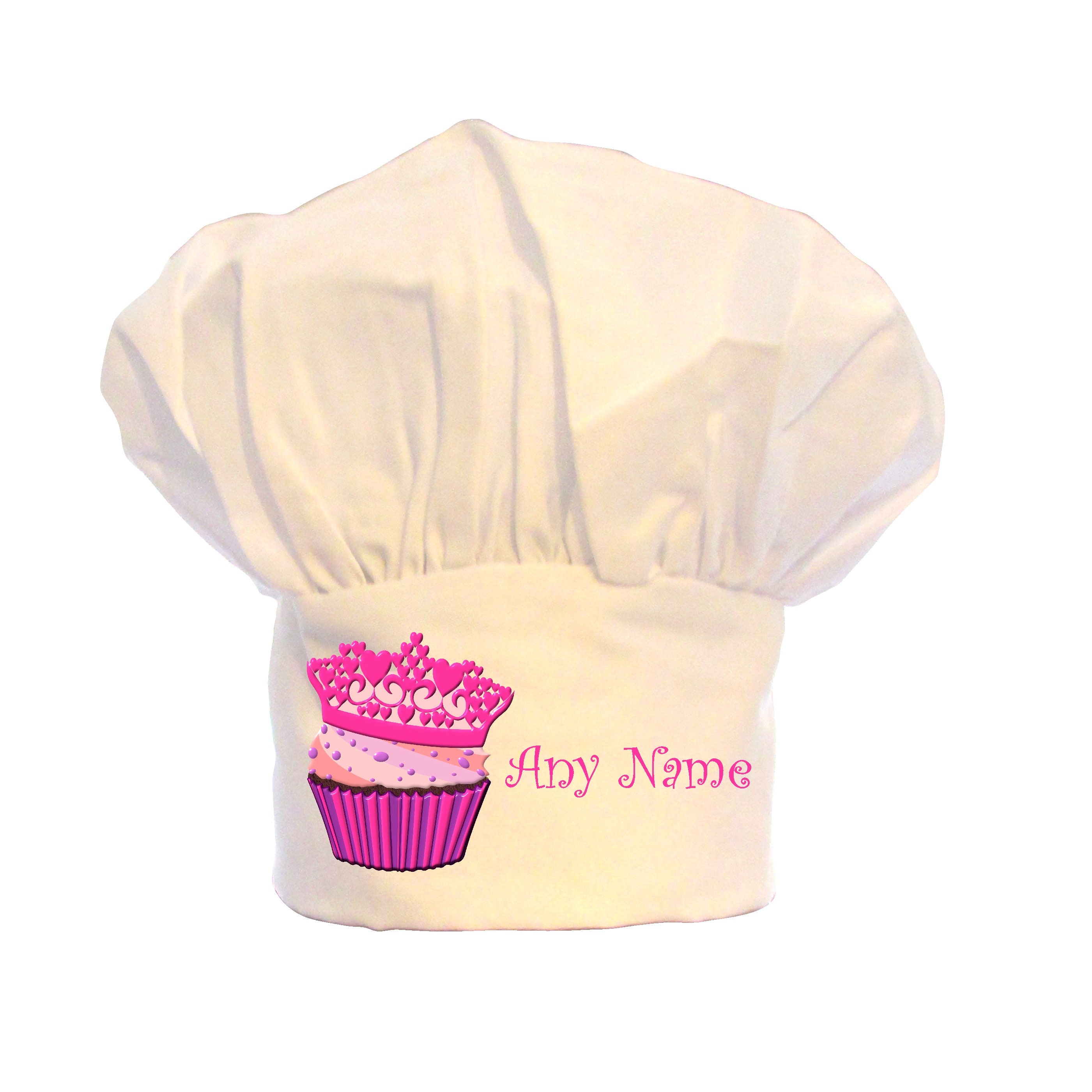 Personalised Cupcake Print Unisex Chefs Hat - Etsy
