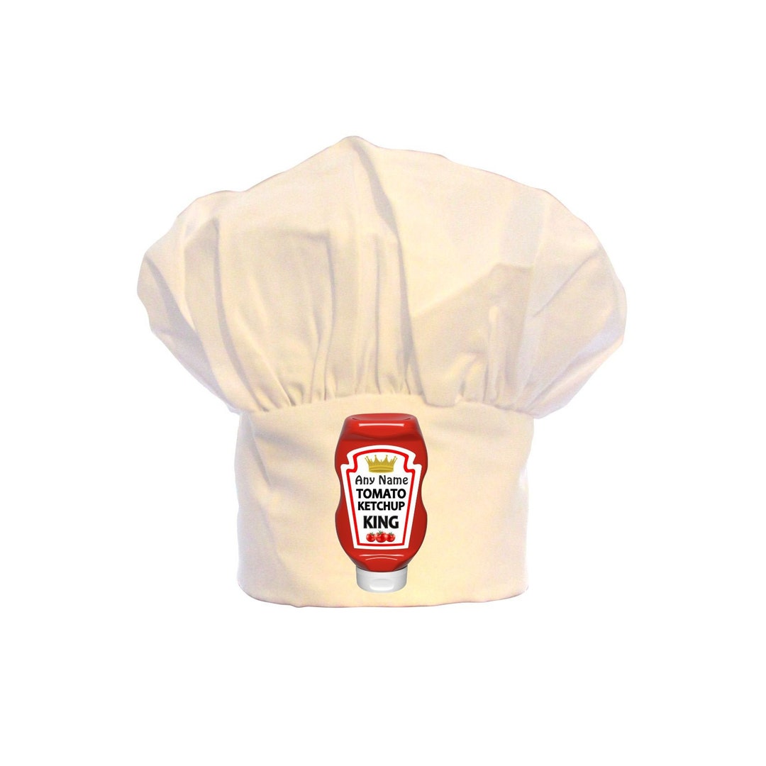 Personalised TOMATO KETCHUP Print Unisex Chefs Hat - Etsy UK