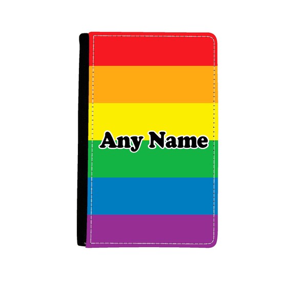 Personalised Gay Pride Print Passport Cover | Etsy