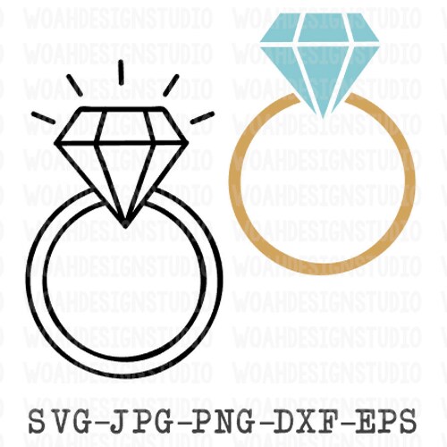 Ring SVG Cut File for Cricut and Silhouette. Digital Clipart - Etsy