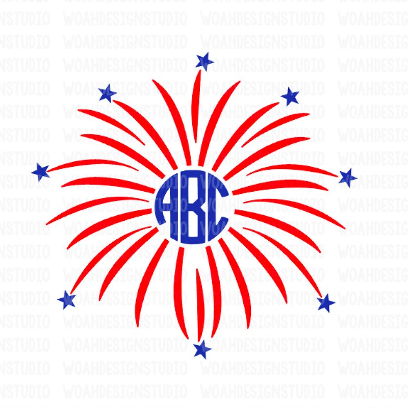Patriotic Monogram - Etsy
