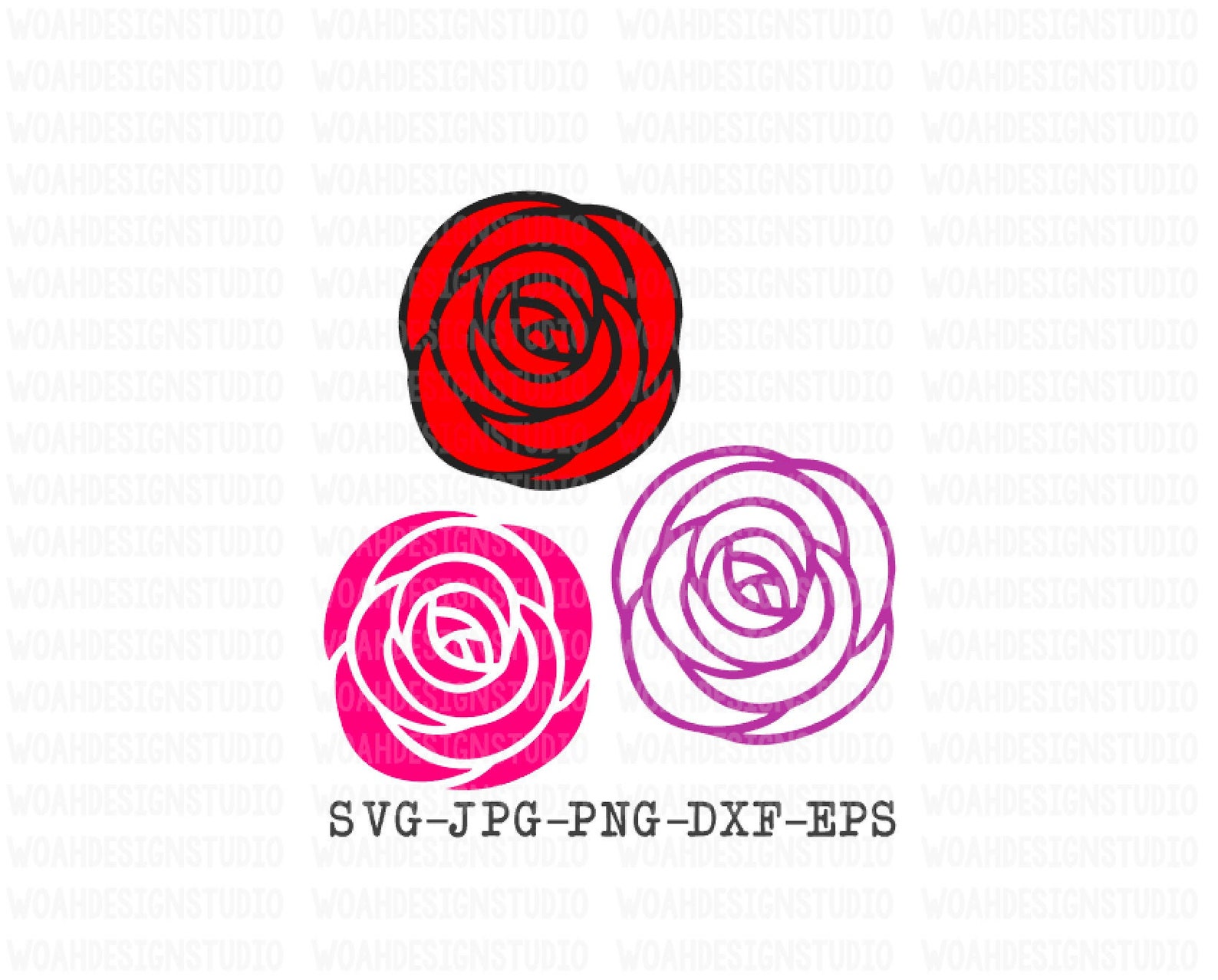 Roses SVG Roses Svg Flowers SVG Rose Svg Svg Files Cricut - Etsy