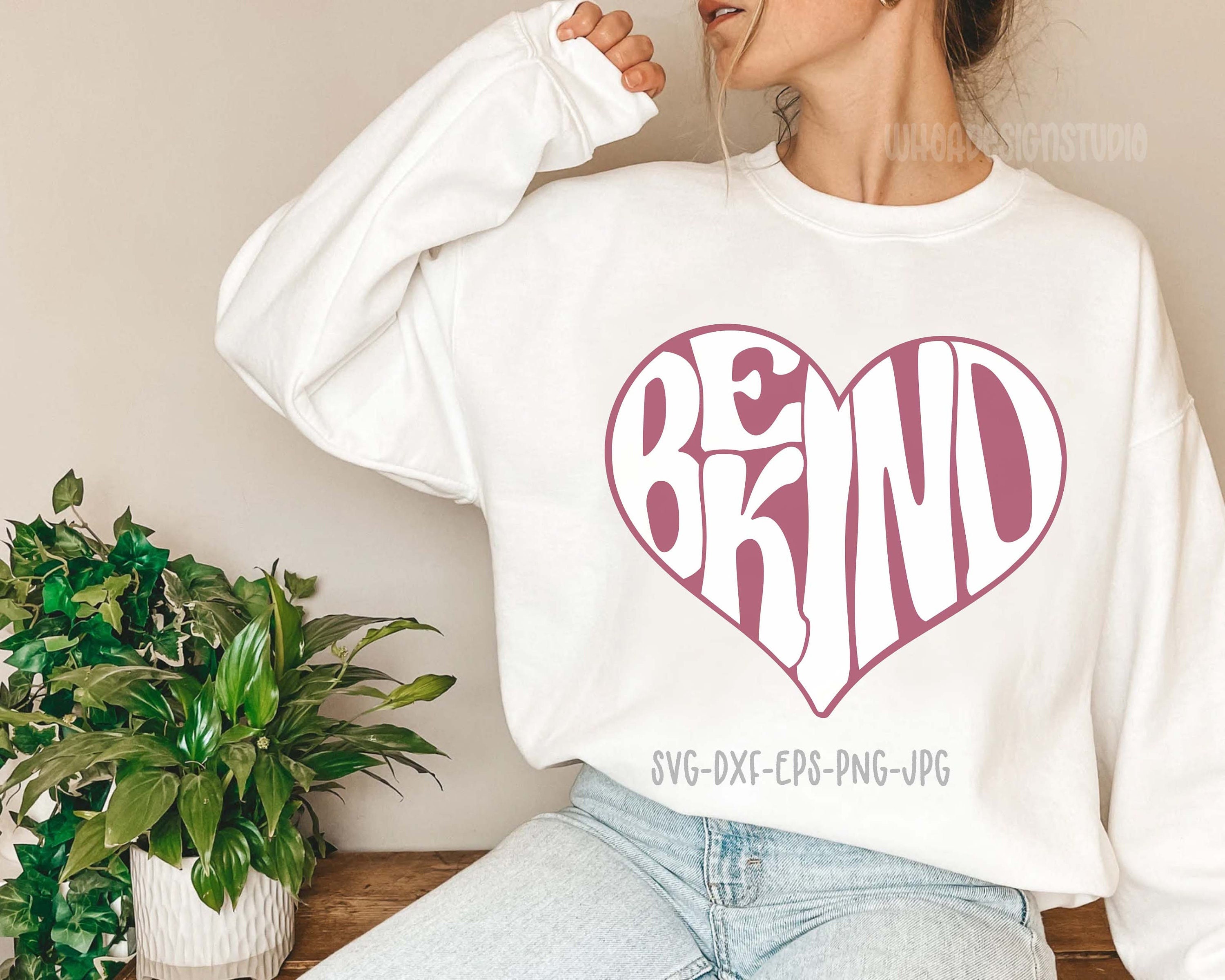 Be Kind SVG Be Kind Heart Boho Svg SVG Files Cricut and - Etsy