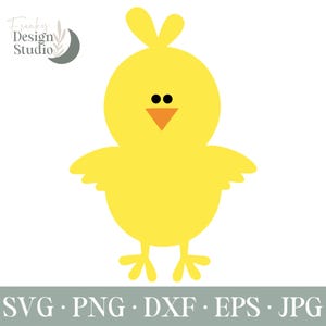Chick SVG, Easter Chick SVG, Easter Svg, Cutting Files for Silhouette ...
