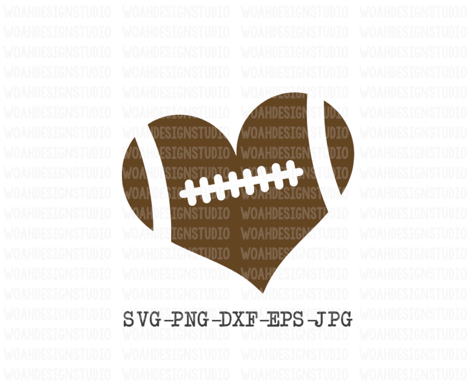 Football Heart SVG Football Heart SVG Football Svgfootball - Etsy UK