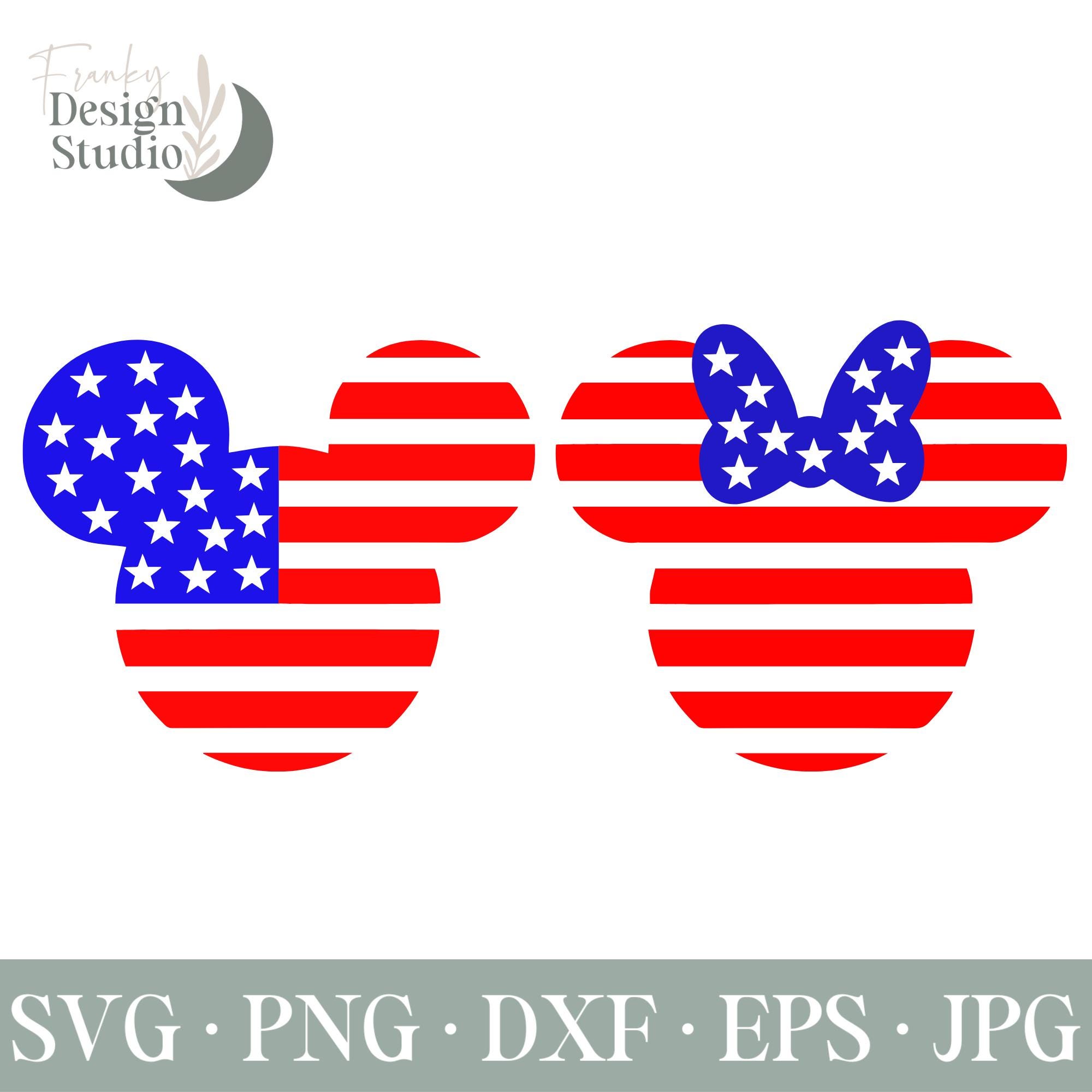 Patriotic Mickey Mouse Clipart
