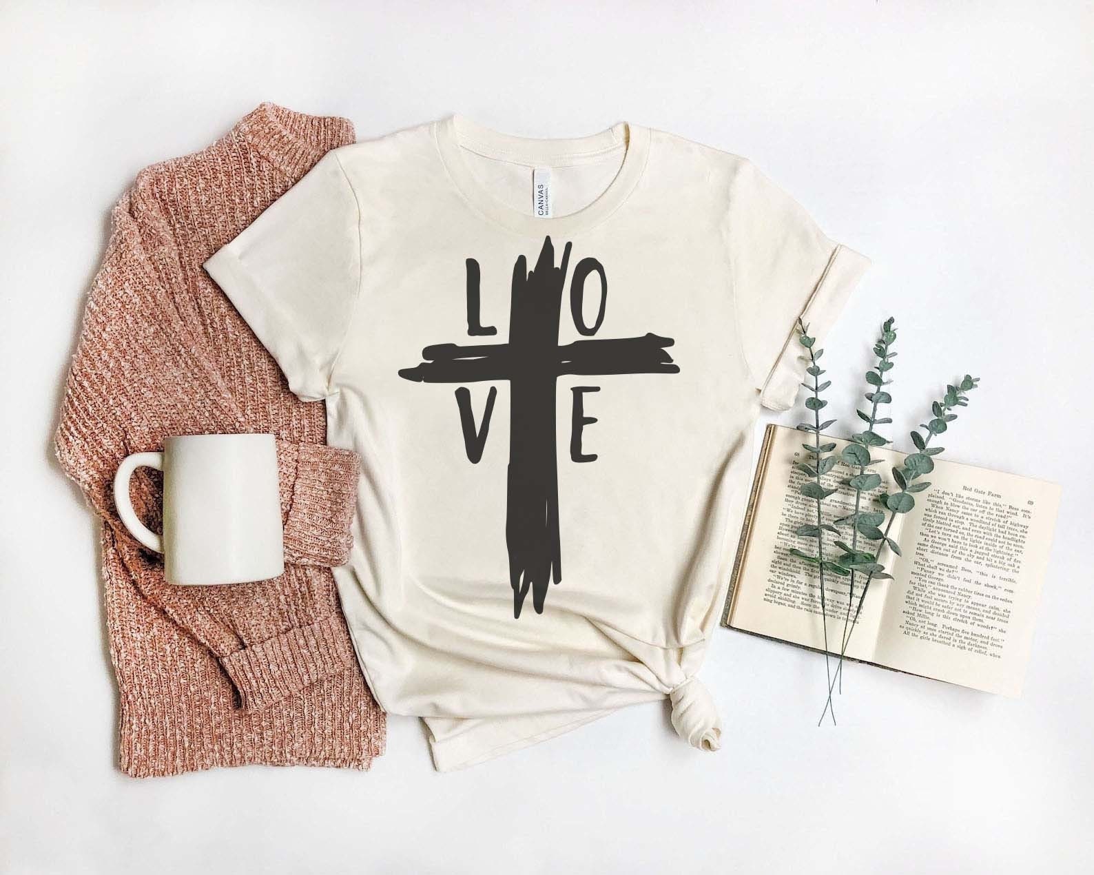 Love Cross Cross SVG Easter Svg Christianity SVG Jesus | Etsy