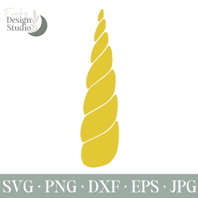 Unicorn Horn Svg - Etsy