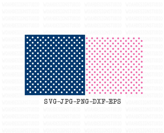 Polka Dot Pattern SVG Polka Dot SVG Dotted Background Svg | Etsy