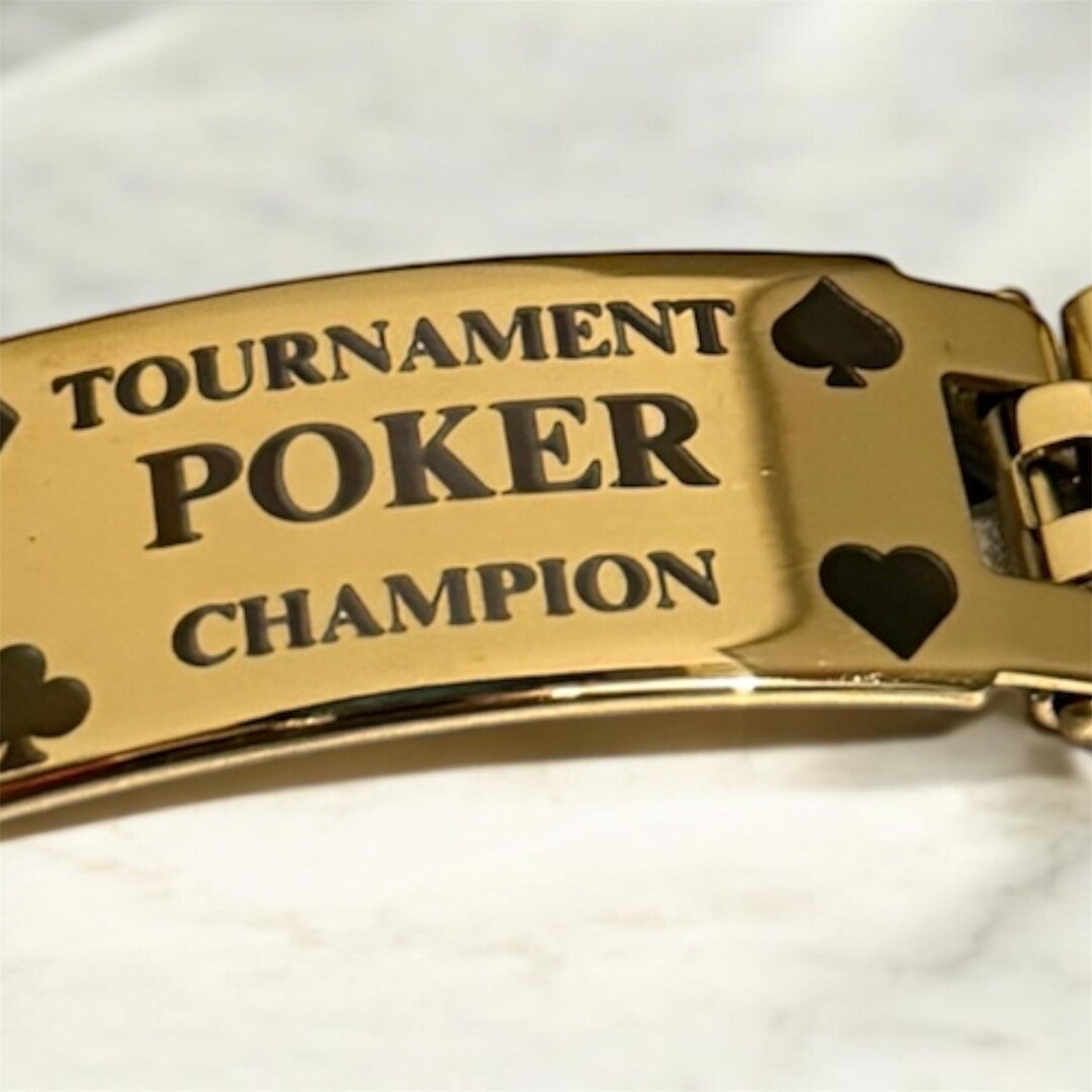 Custom Poker Bracelet - Etsy
