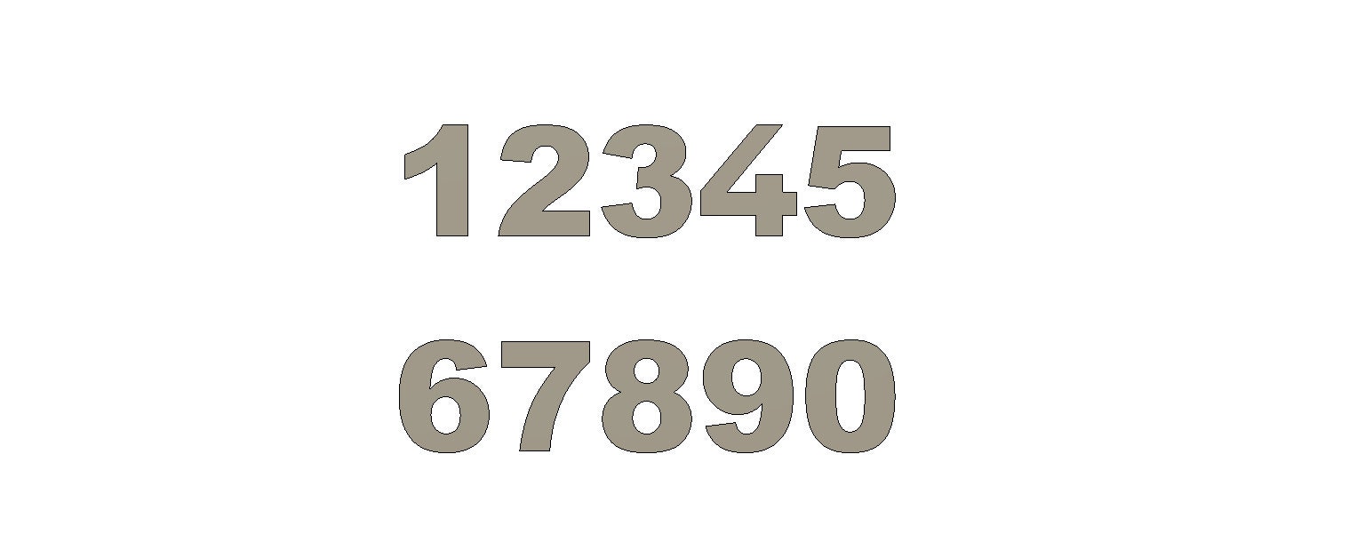 16 Tall Steel Cut Alphabet and Numbers individually Sold - Etsy