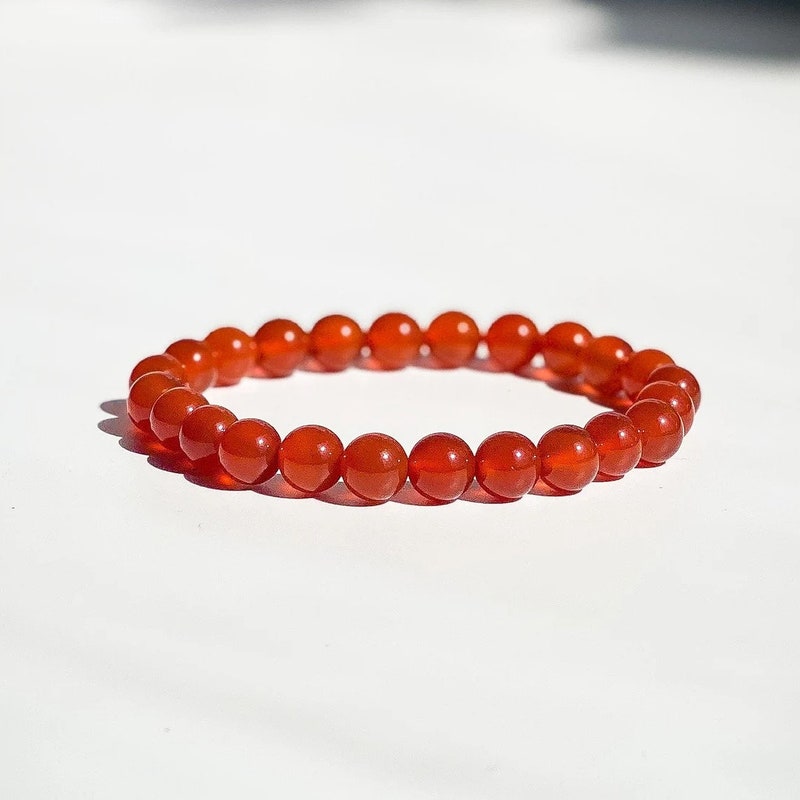 Carnelian Bracelet - Etsy