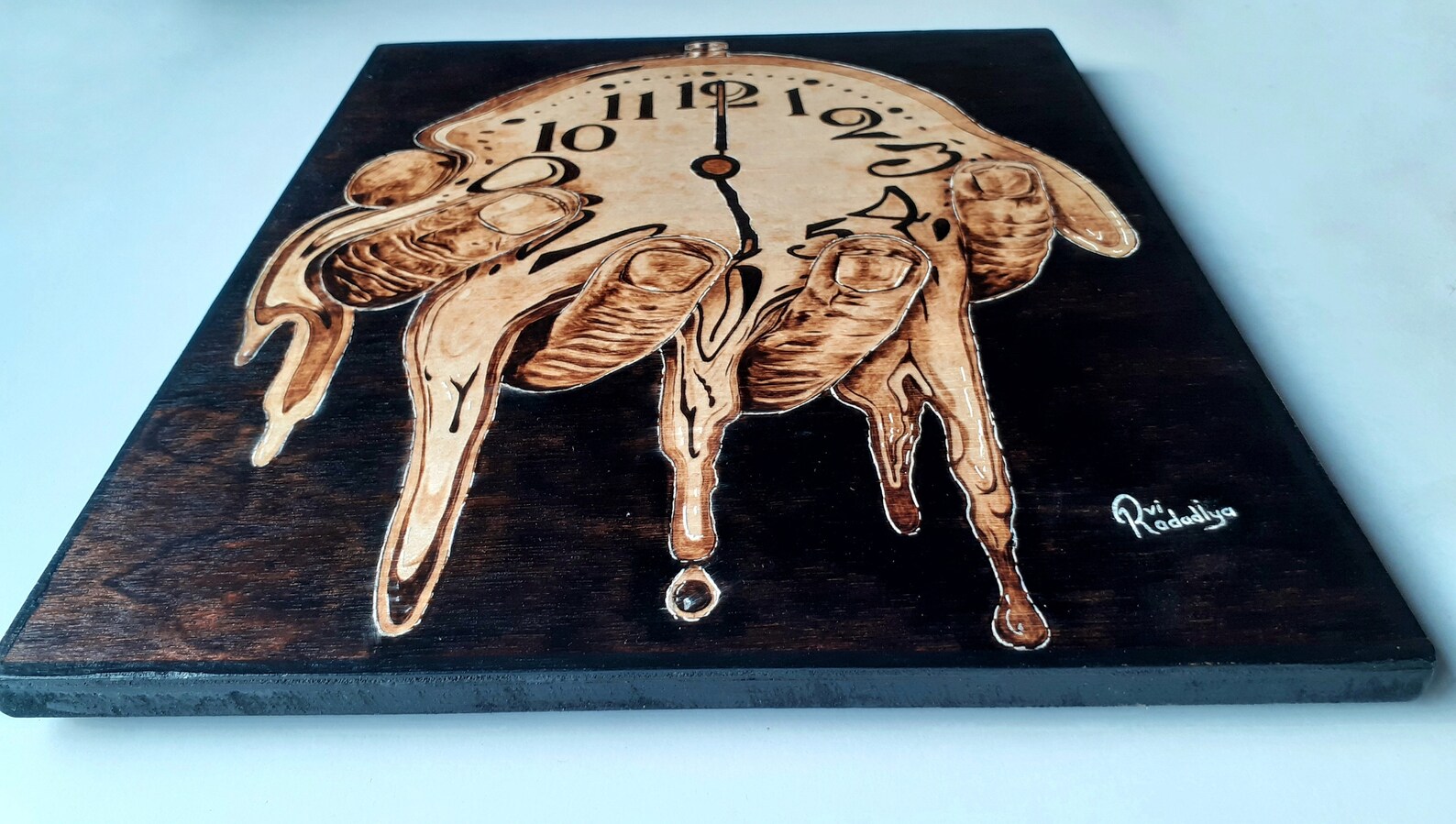 Time Travel Pyrography Wood Burning Art - Etsy