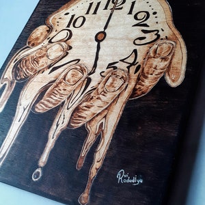 Time Travel Pyrography Wood Burning Art - Etsy