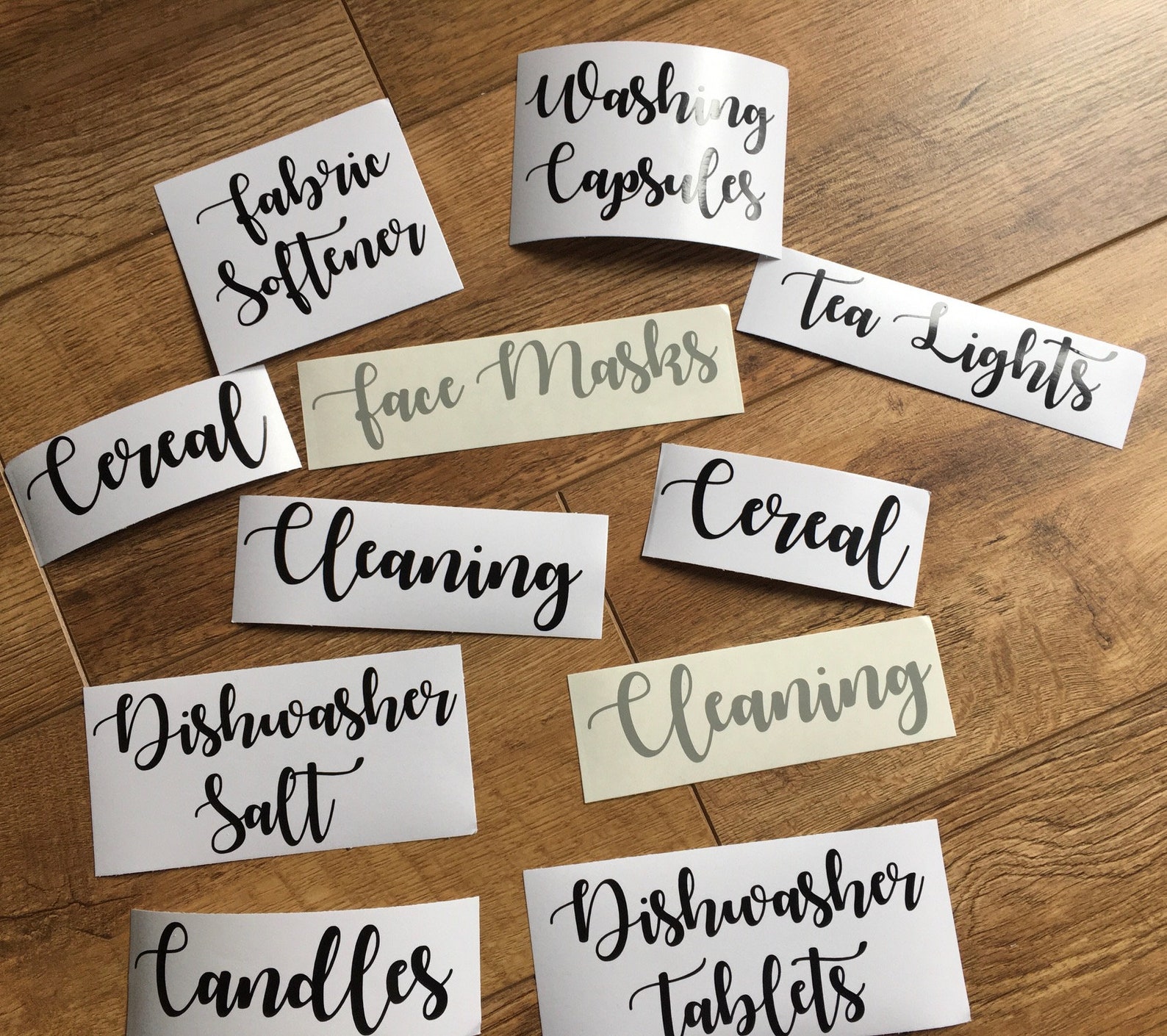 Household Vinyl Stickers Labels Decals for Storage Box - Etsy