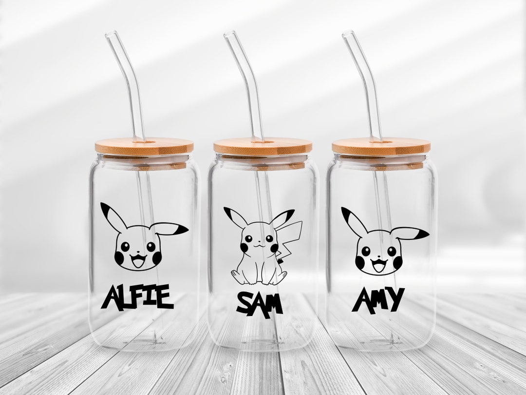Pokemon Pikachu Style Vinyl Name Stickers Labels, Personalised ...