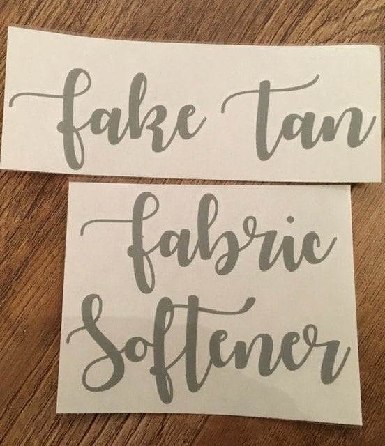 Household Vinyl Stickers Labels Decals for Storage Box - Etsy