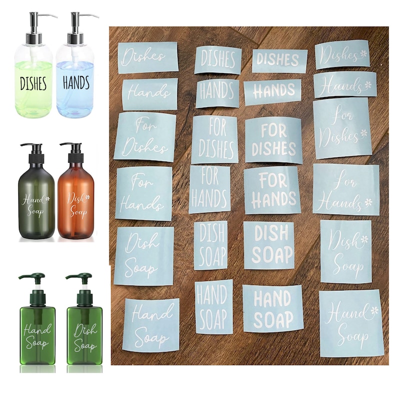 Vinyl Dish Soap Label - Etsy UK