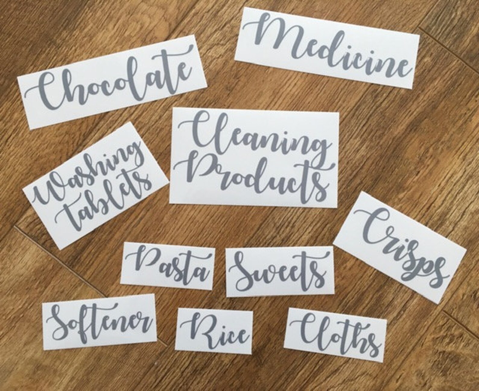 Household Vinyl Stickers Labels Decals for Storage Box - Etsy