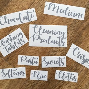 Household Vinyl Stickers, Labels, Decals for Storage Box, House, Like ...