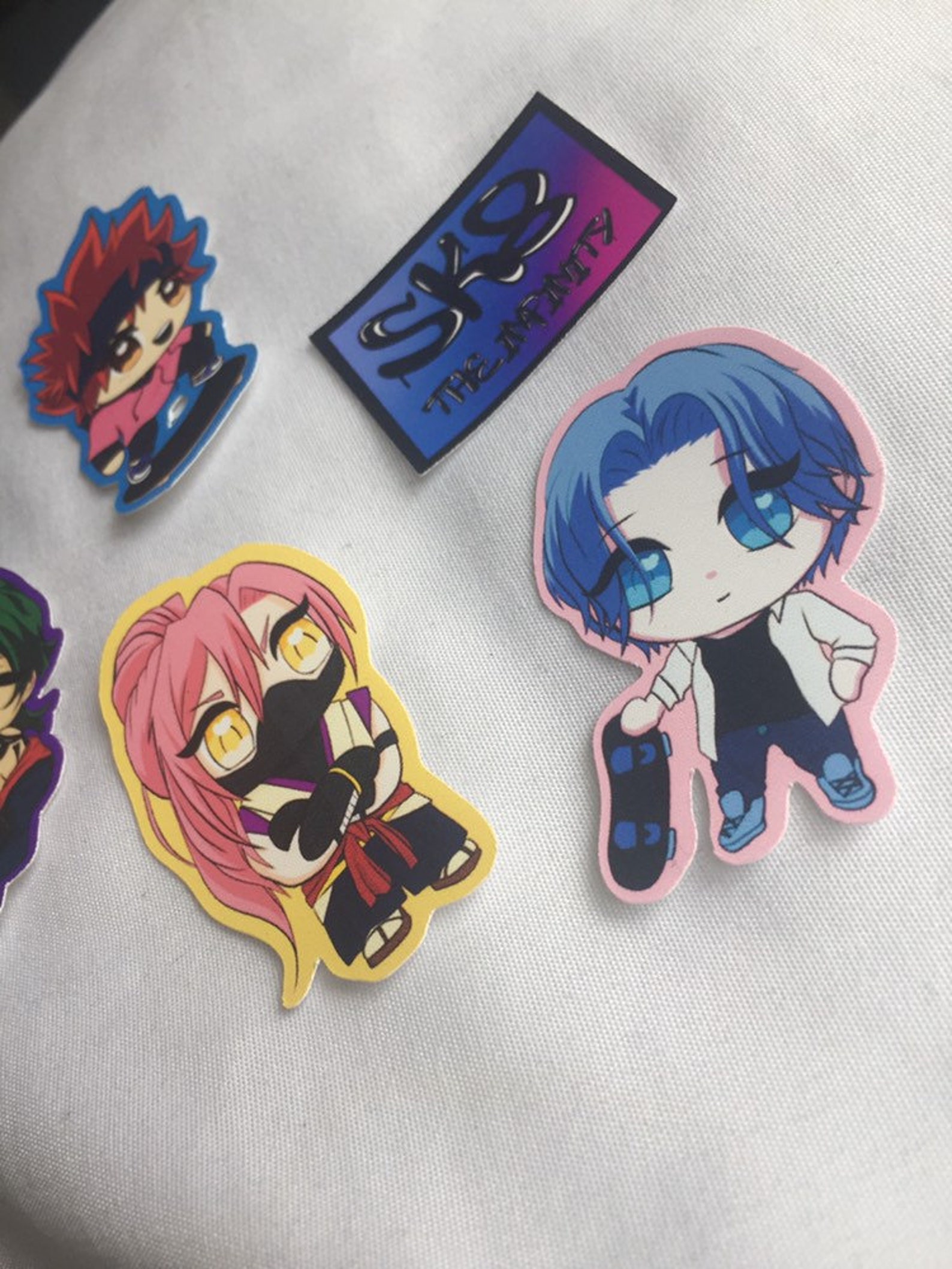 Sk8 the infinity 5 pack of chibi stickers | Etsy