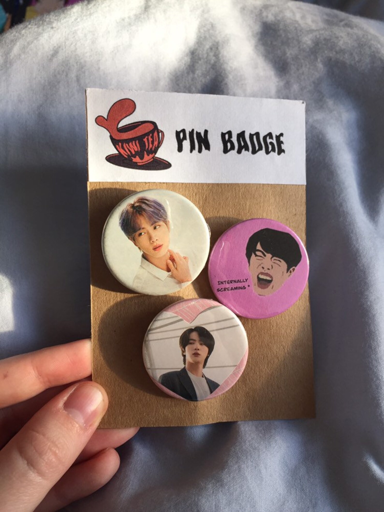 BTS Pin Badges 3pk | Etsy