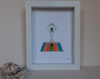 Yoga Pose Pebble Art - Etsy