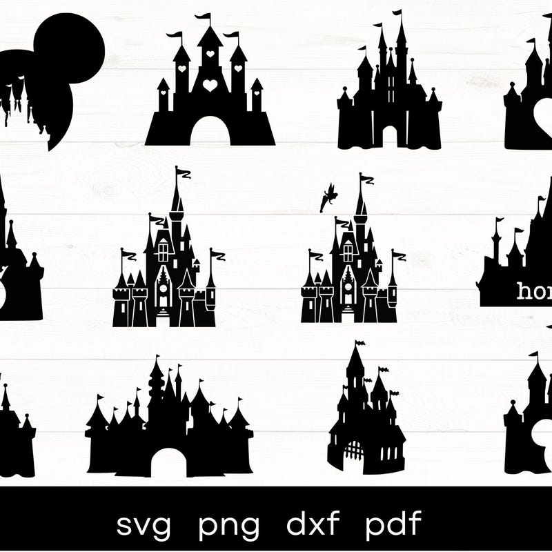 Castle Svg - Etsy