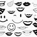 Smile SVG Cutting Files for Cricut and Silhouette - Smile Png Clipart ...