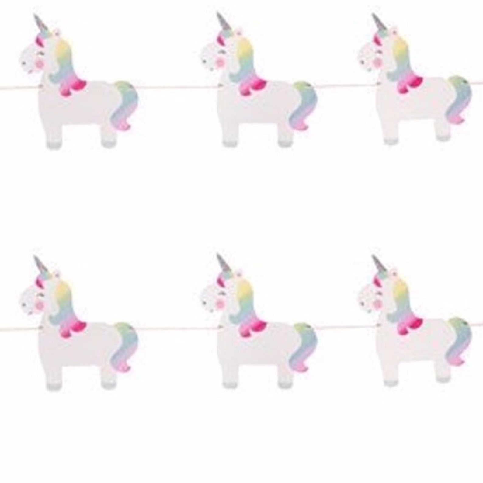 Unicorn Bunting Wooden Rainbow Unicorn Bunting Decoration. - Etsy