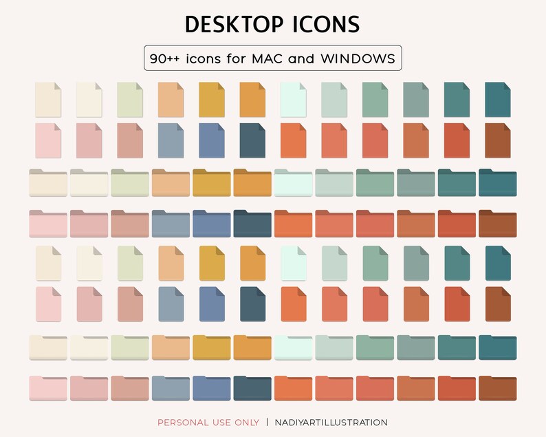 Folder Icons, File Icons, Mac Desktop Icons, Windows Desktop Icons ...