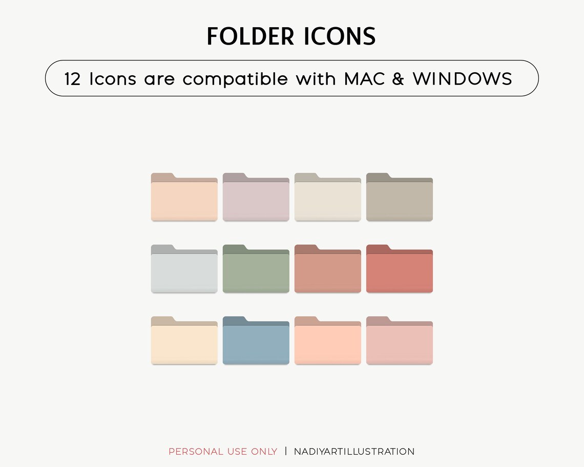Pastel Icons, Desktop Icons Cute, Windows Desktop Icons, Mac Folder ...