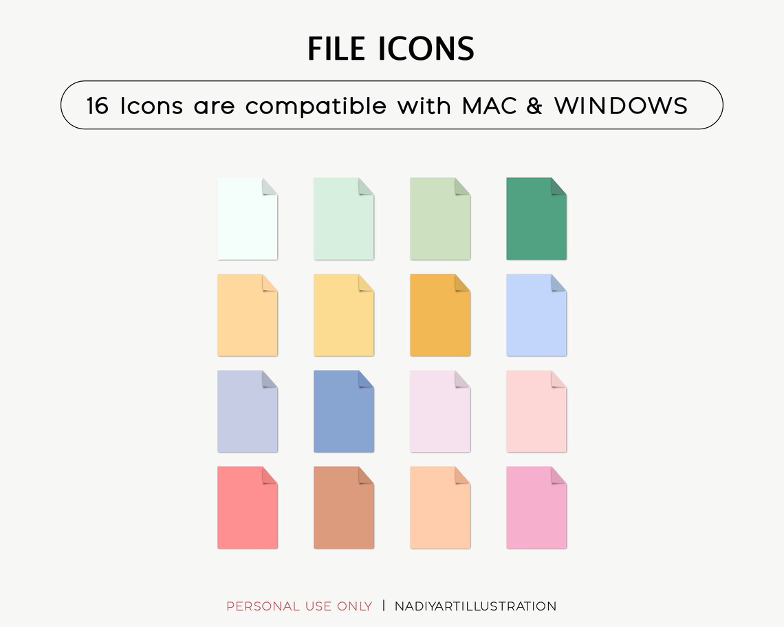 File Icons, Desktop Folder Icons, Pastel Icons, Simple Icons, Windows ...