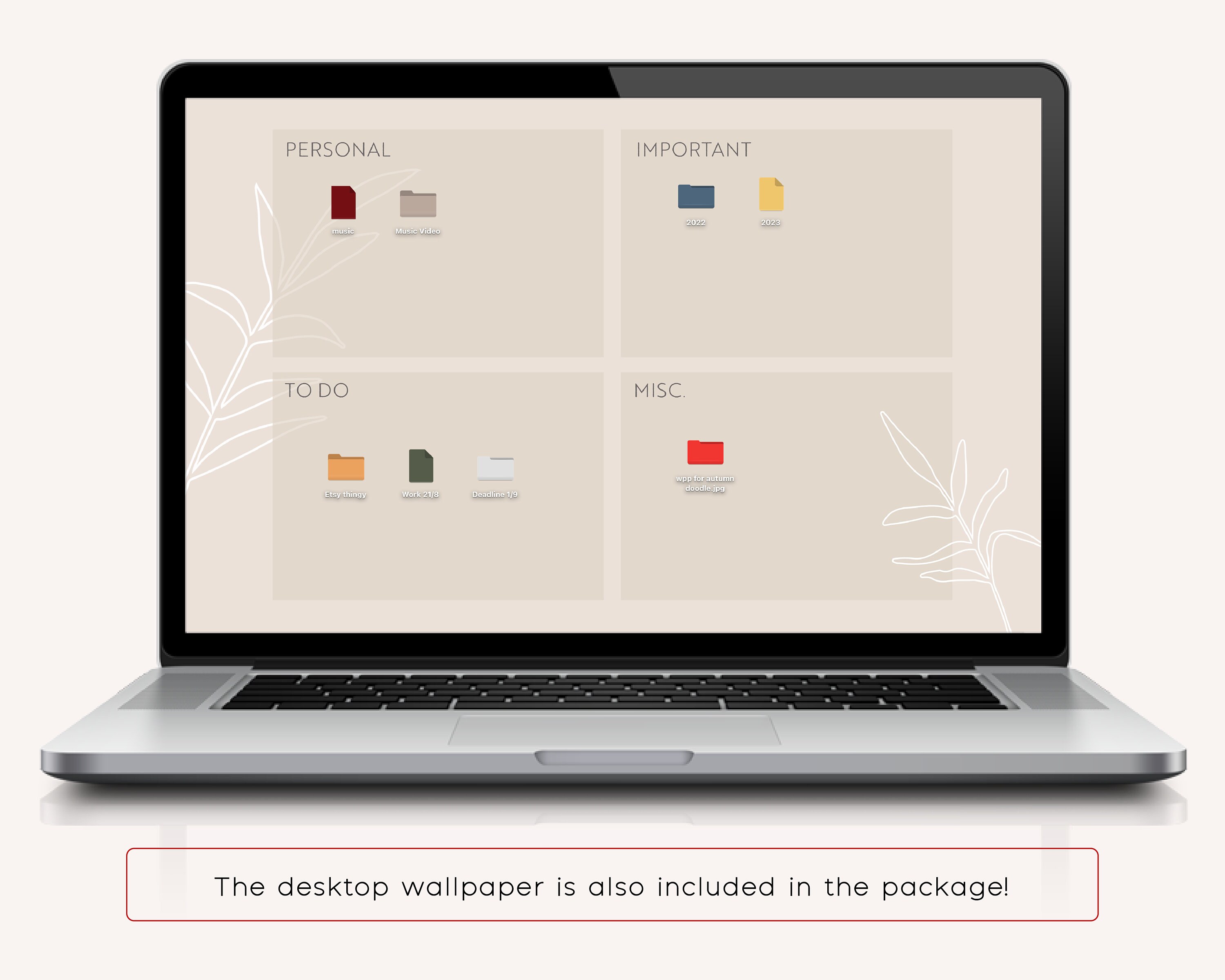 Desktop Icons File Icons Folder Icons for Mac Windows - Etsy
