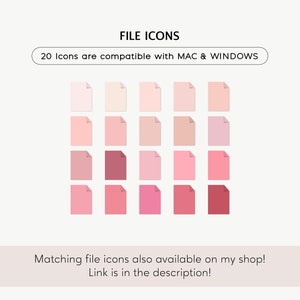 Pink Folder Icon Desktop Icons Cute Windows Desktop Icons - Etsy UK