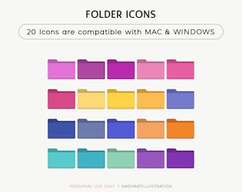 Desktop Computer Wallpaper for Windows and Mac PC Folders - Etsy