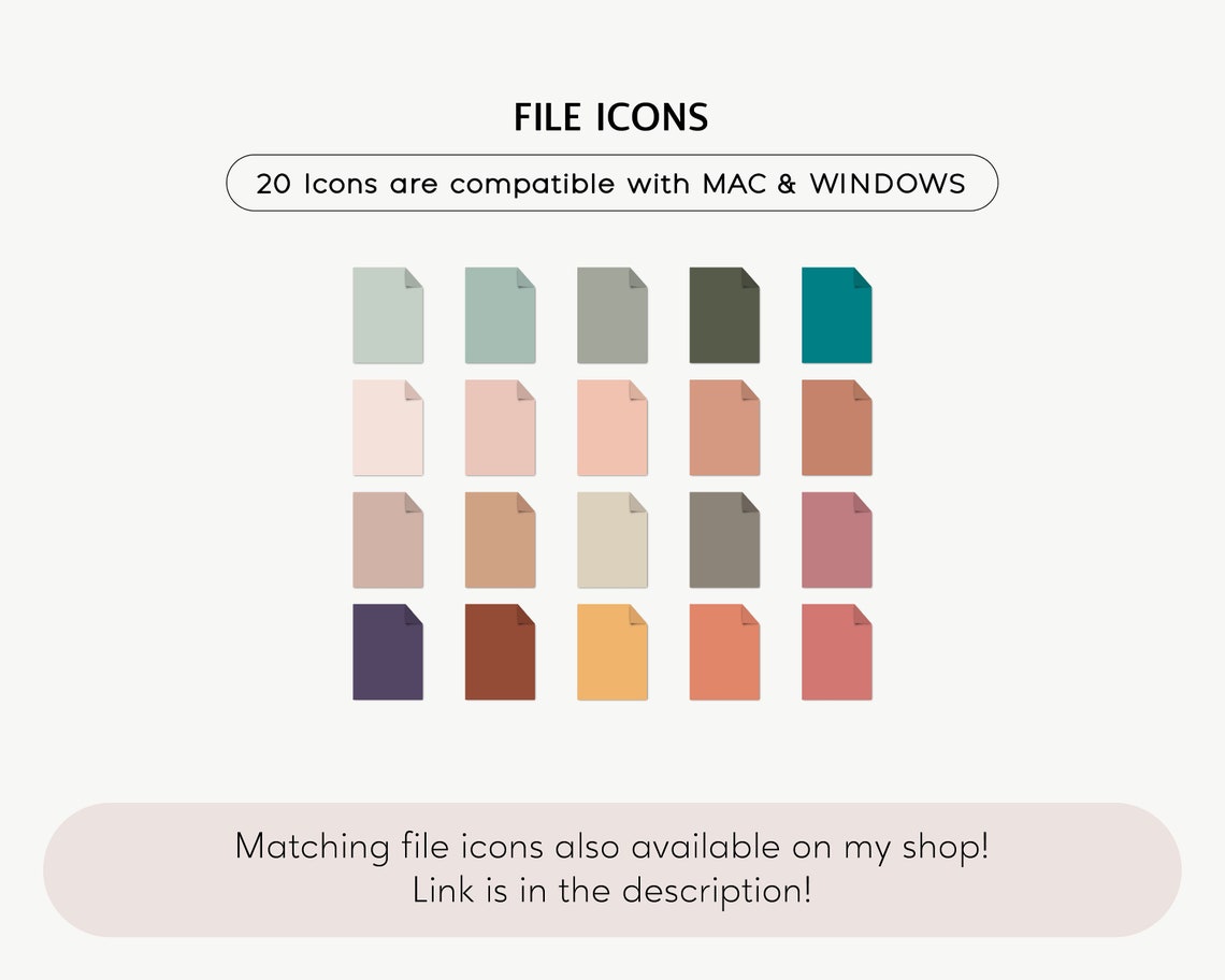 Minimalist Icons, Colorful Icon, Folder Desktop Icons, Windows Desktop ...