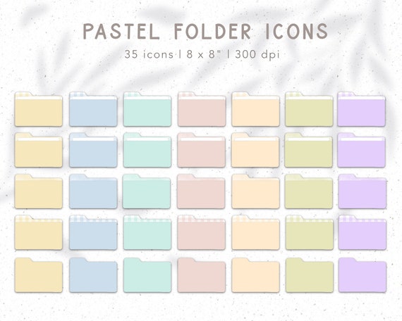 Pastel Icons Kawaii Icons Windows Desktop Icons Macbook - Etsy