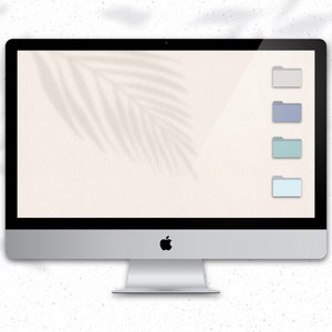 Blue Folder Icons Mac Icons Desktop Organizer for Windows | Etsy