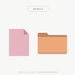 Pink Folder File Icon Set, Cute Desktop Icon Pack, Multicolor Computer ...